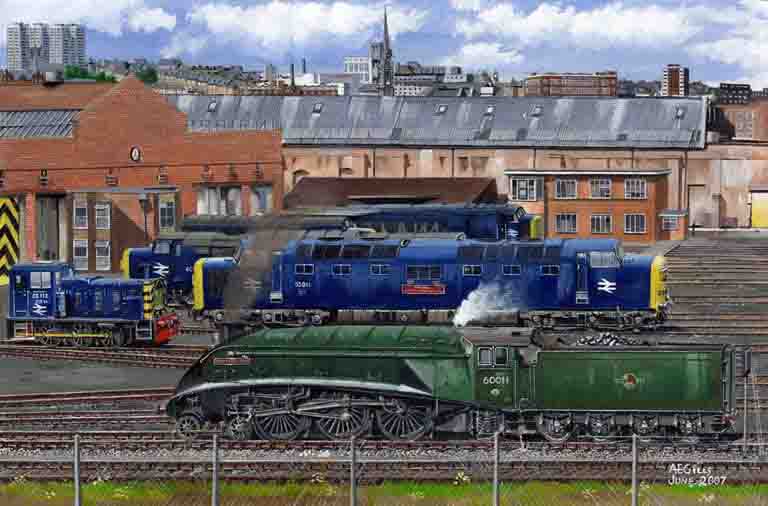 Gateshead Shed – Arthur Gills paintings